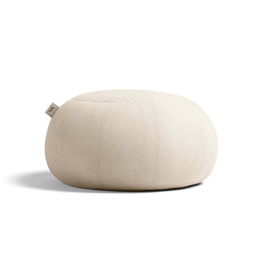 Quilted Bean Bag Ottoman | Lujo Living